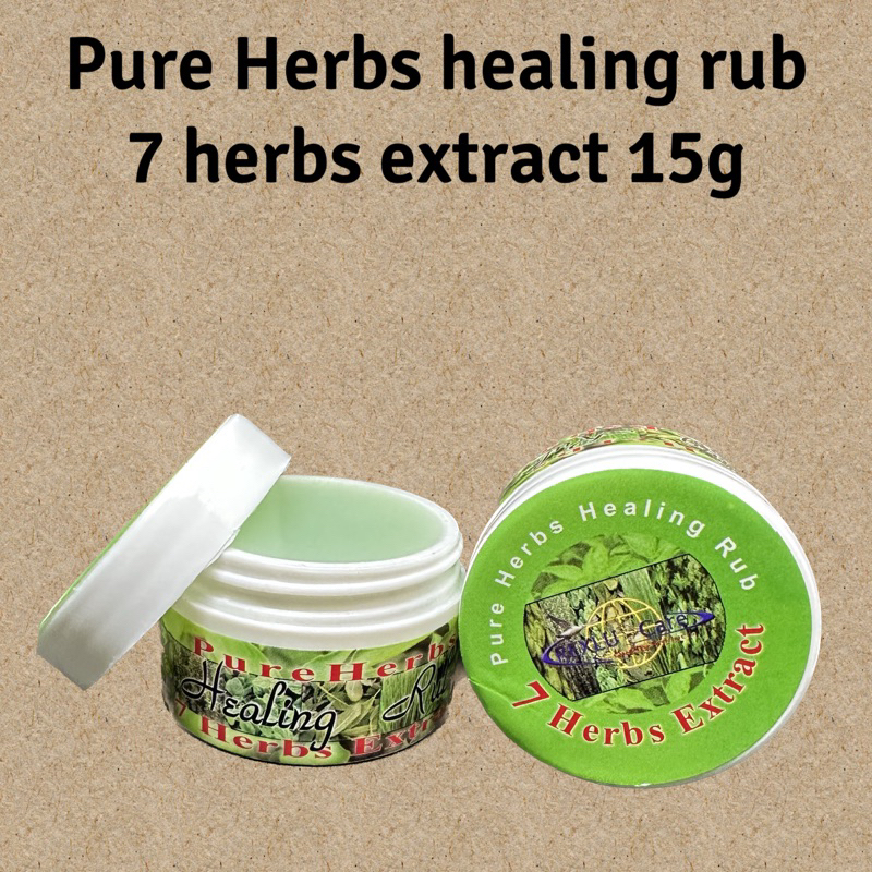 7 herbs extract pure herbs healing rub for external use only | Shopee ...