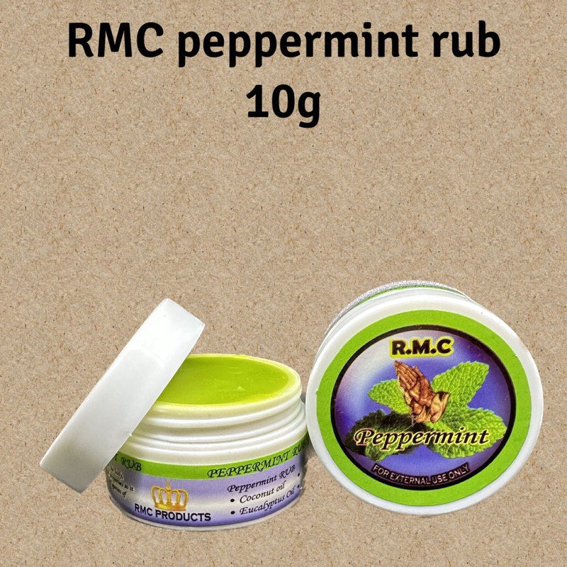 RMC PEPPERMINT RUB 10g | Shopee Philippines