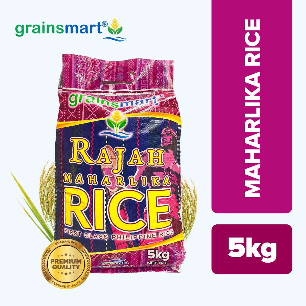 Grainsmart Rice Rajah Regular Maharlika Rice 5KG | Shopee Philippines
