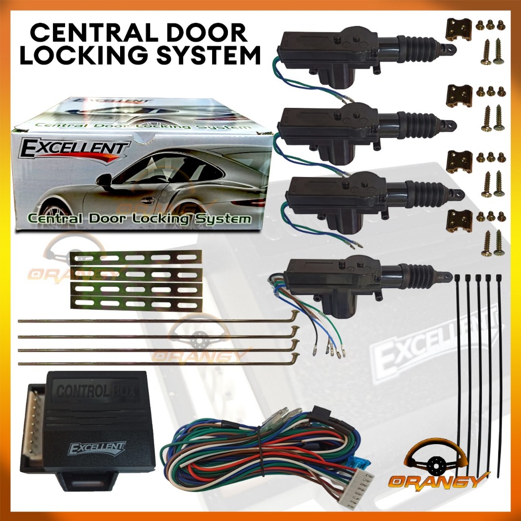 EXCELLENT Universal Central Door Lock System C-103 360' Moving Actuator ...