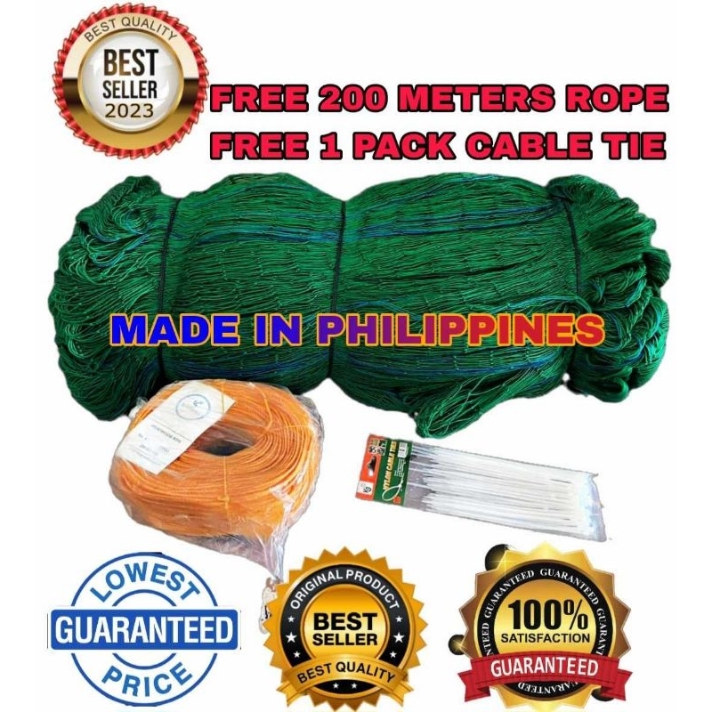 100 METERS CHICKEN RANGE NET 1inch/1.25inch/1.5inch/2inch FREE ROPE ...
