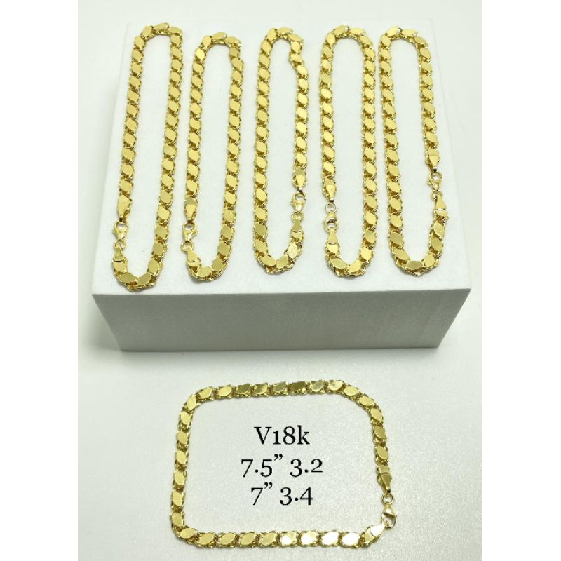 PAWNABLE REAL 18K SAUDI GOLD DAMASCUS BRACELET | Shopee Philippines