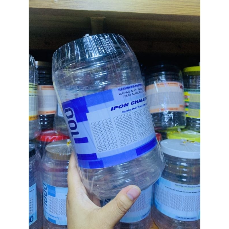 100 ipon challenge Alkansya transparent JUMBO JAR 2L | Shopee Philippines