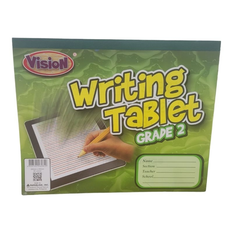 Vision Writing Tablet for Grade 2 | Shopee Philippines