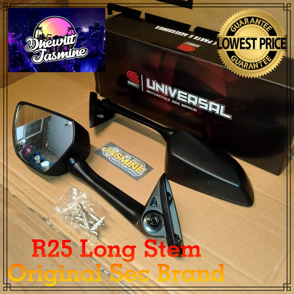 R25 long stem side mirror original sec brand | Shopee Philippines