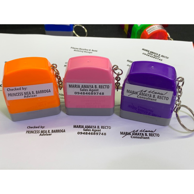 HA 3313 Personalized self inking stamp free name lay out COD | Shopee ...