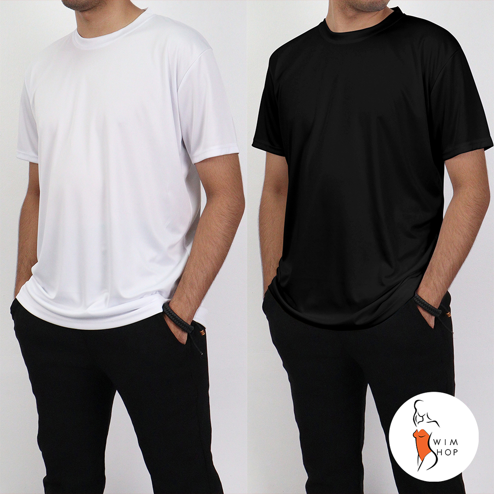 SS Active Dry Plain Crew Neck Unisex Tshirt | Shopee Philippines
