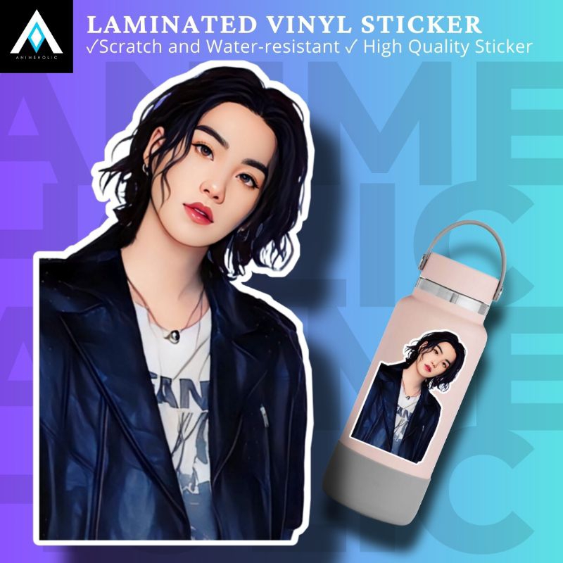 BTS SUGA MIN YOON-GI CARTOON EDITION 10 STICKER|~ ANIMEHOLIC LAMINATED ...