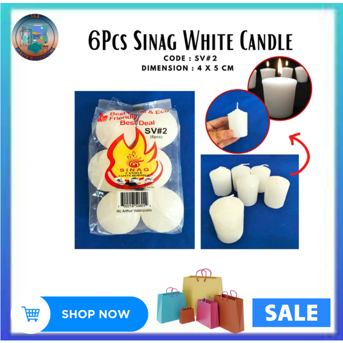 SINAG WHITE CANDLE/CANDLE/WHITE CANDLE/LIGHTING/CANDLES/DECORATIVE ...