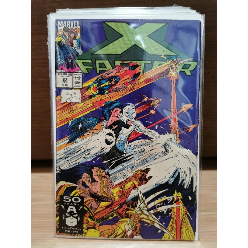 1991 X-Factor Issue # 63 (Marvel Comics) Art by Filipino X-Men Artist ...