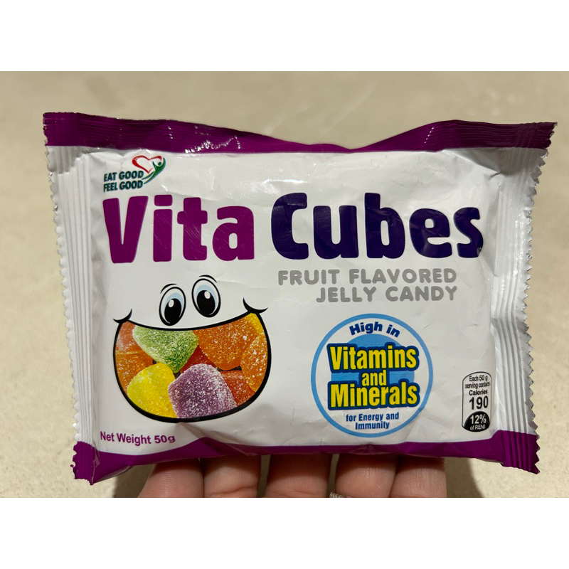 Vita Cubes Fruit Jelly 50g | Shopee Philippines