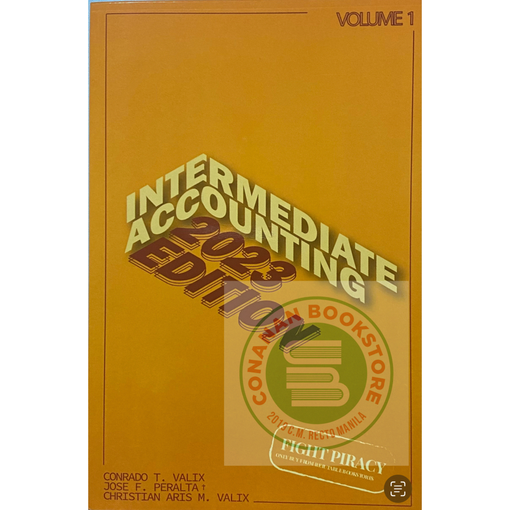 Intermediate Accounting Vol 1 2023 by Valix & Peralta | Shopee Philippines
