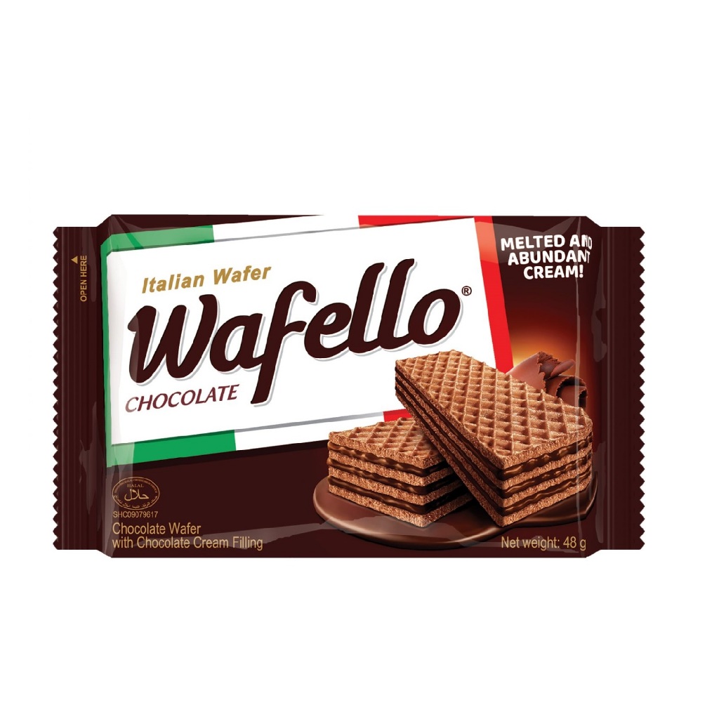 Waffello Wafer Chocolate 48g | Shopee Philippines