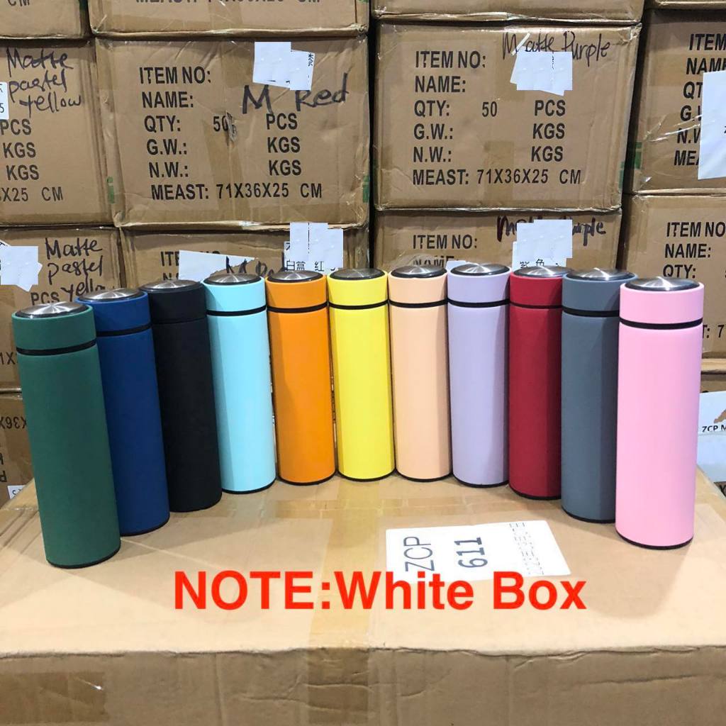 Ecoplanet COD#500ML 304 Stainless Steel 500ml Vacuum Cup / Water Bottle Thermos White box ...