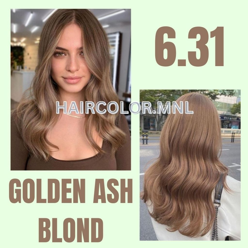 BREMOD 6.31 GOLDEN ASH BLOND HAIR COLOR SET WITH OXIDIZER (100ML ...