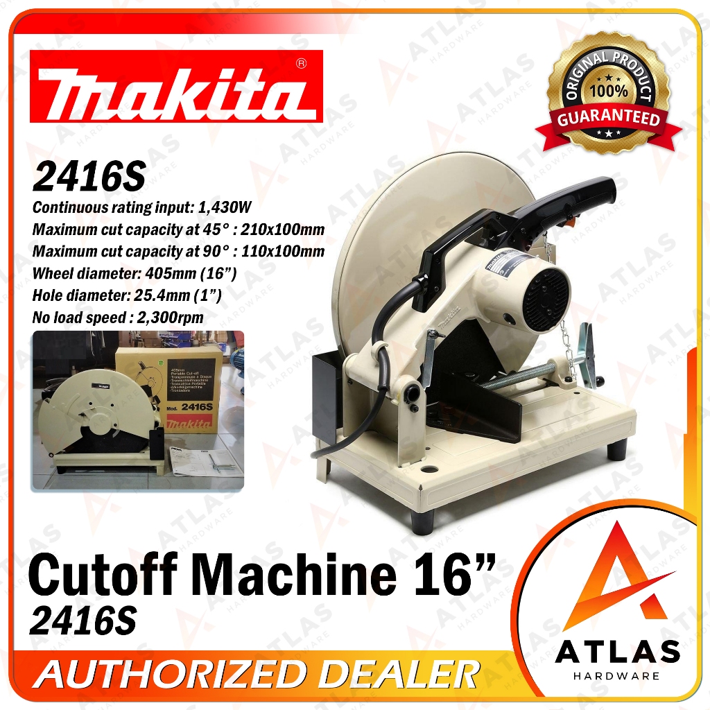 Makita 2416S 16″ 1430W 2300rpm AC Portable Cut-off Machine ORIGINAL ...