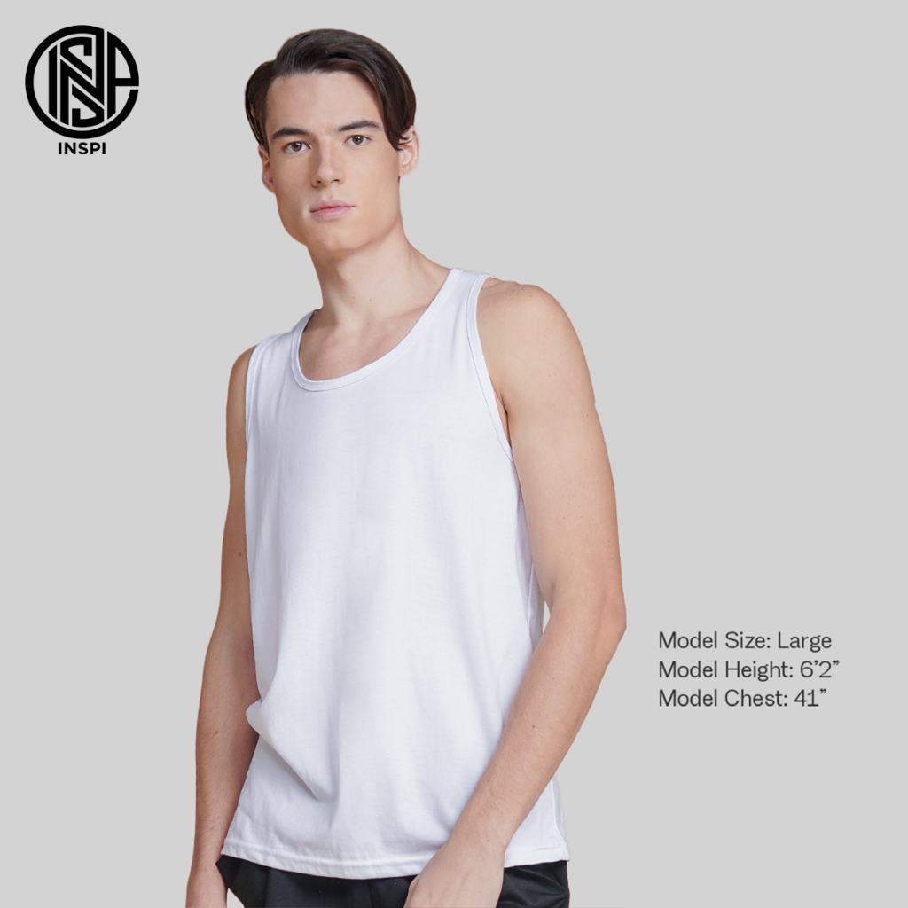 INSPI Basics Sando for Men Tank Top Sleeveless Tops for Women Racerback ...