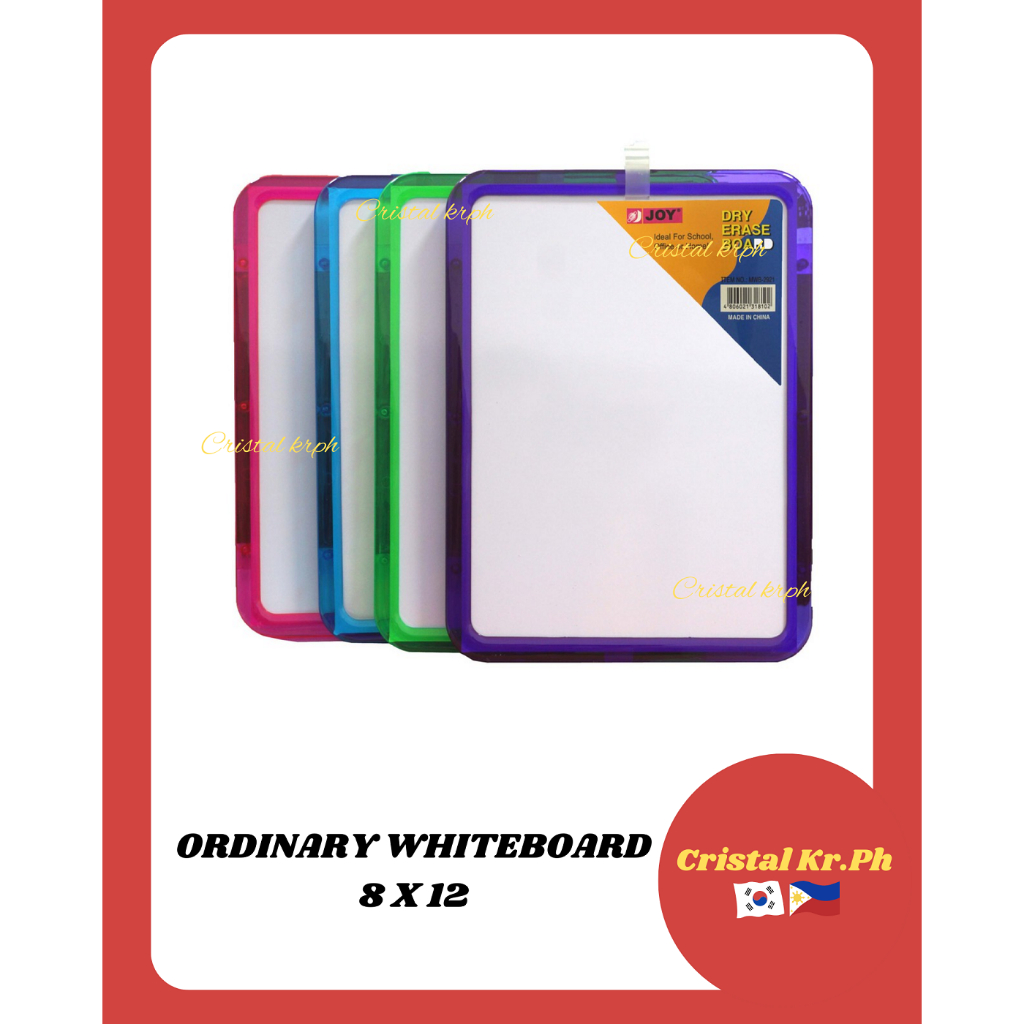 Joy Mini Whiteboard with Magnet and Pen Holder SHOW ME BOARD 8 X 12 ...