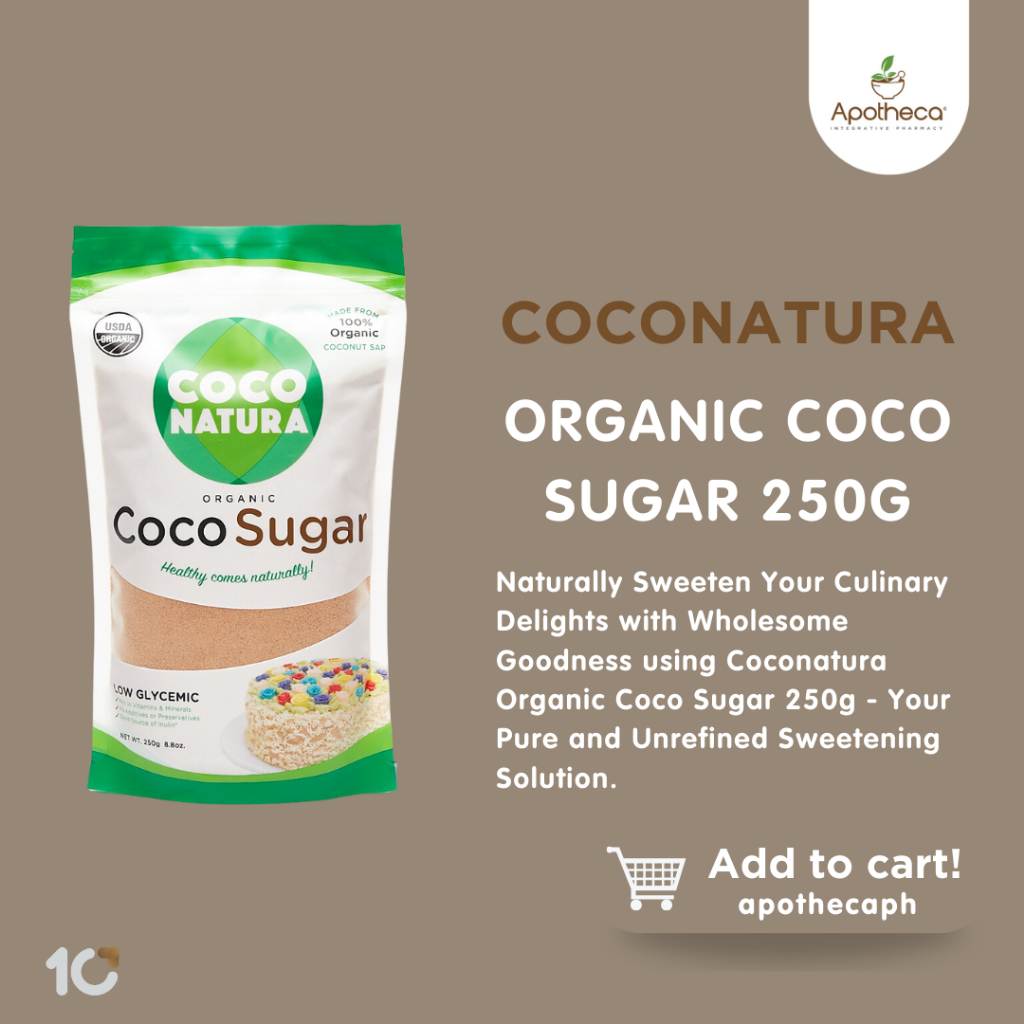 Coconatura Organic Coco Sugar 250g - Naturally Sweeten with Wholesome ...