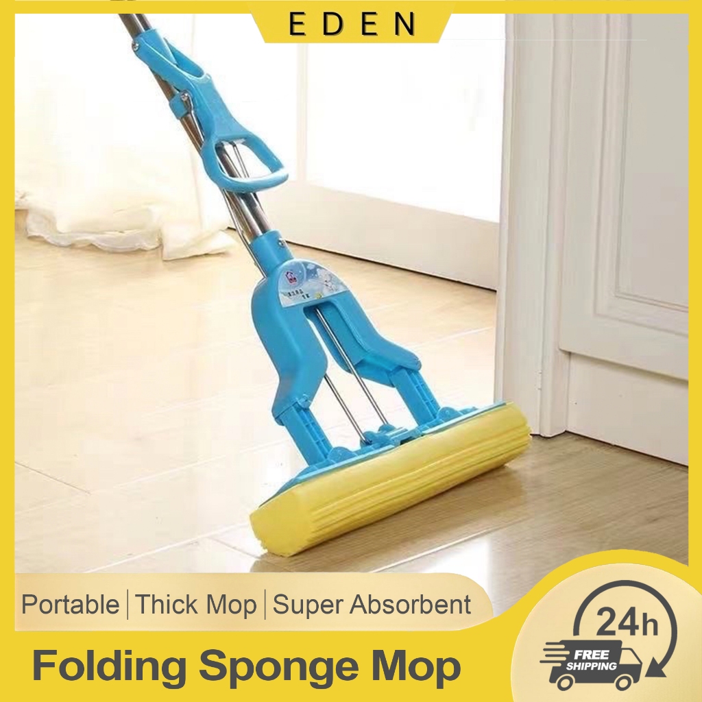 FLOOR MOP SPONGE MOP TWIST THE WATER MOP MICROFIBRE NOZZLE SELF ...