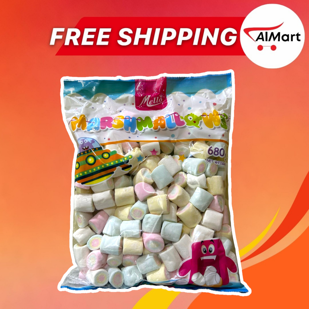 MELLO BIG COLOR MARSHMALLOWS (680 GRAMS) | Shopee Philippines