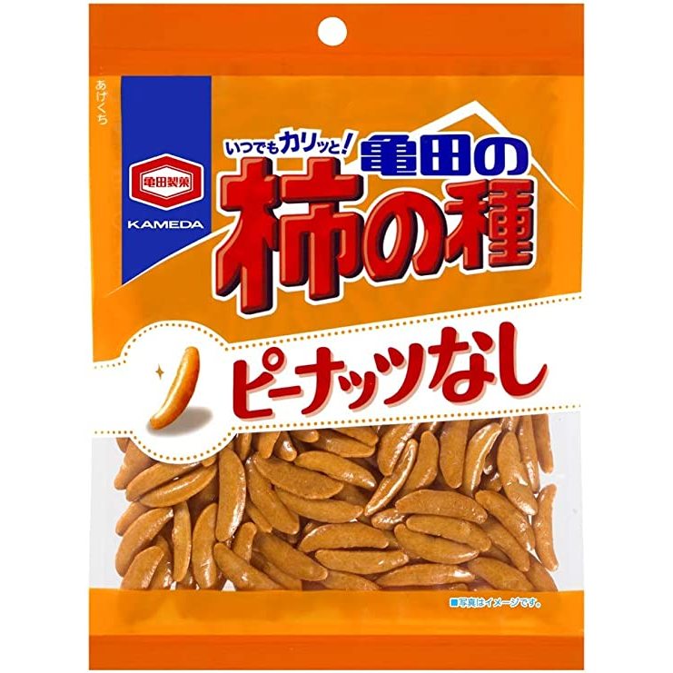 Kameda Kaki no Tane 100% No Peanuts Rice Cracker 100g x 12 bags Direct ...