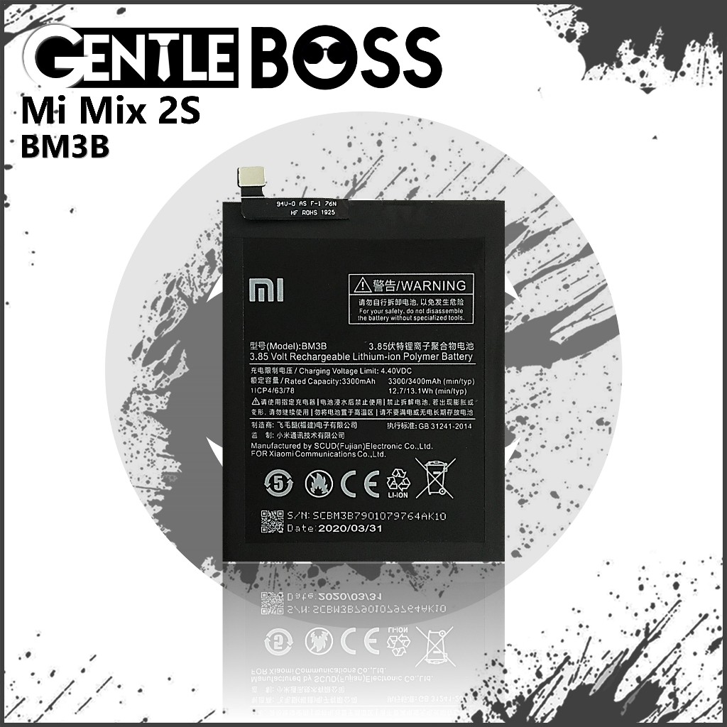 Original Battery for Xiaomi Mi Mix 2S BM3B with Free Tools | Shopee ...