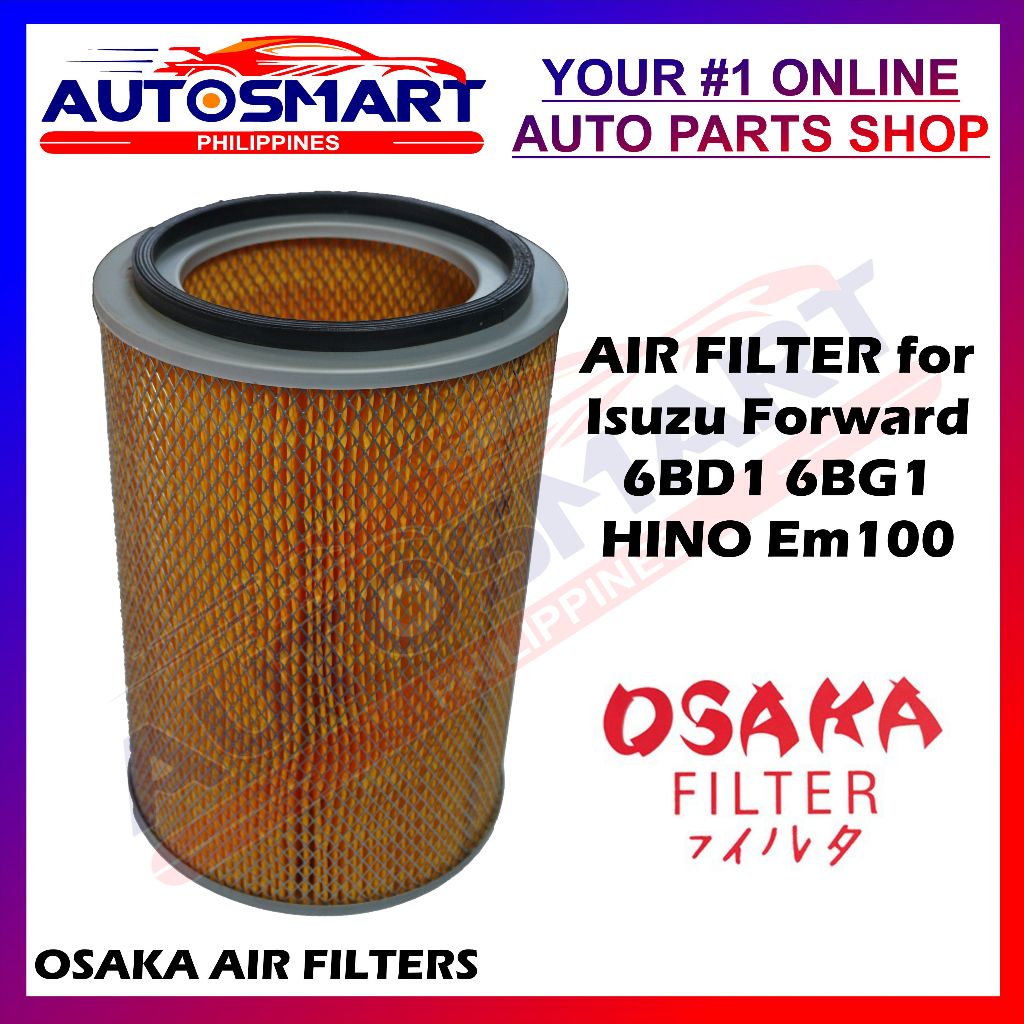 Osaka EA-563 Air Filter Isuzu Forward 6BD1 6BG1 HINO EM100 H06C HT - 13 ...