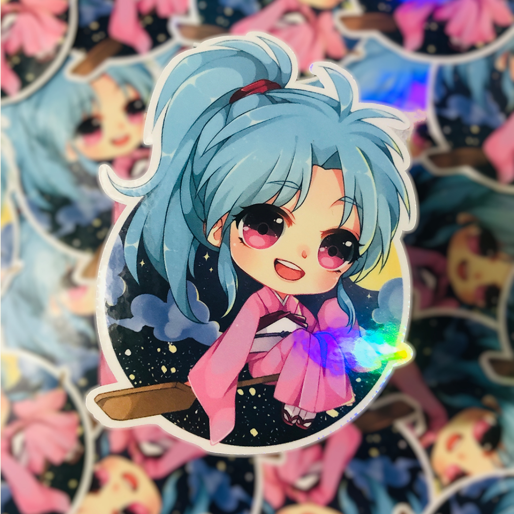 BOTAN/Sharlene YUYU HAKUSHO Sticker | VS001 | Ghost Fighter Anime Vinyl ...