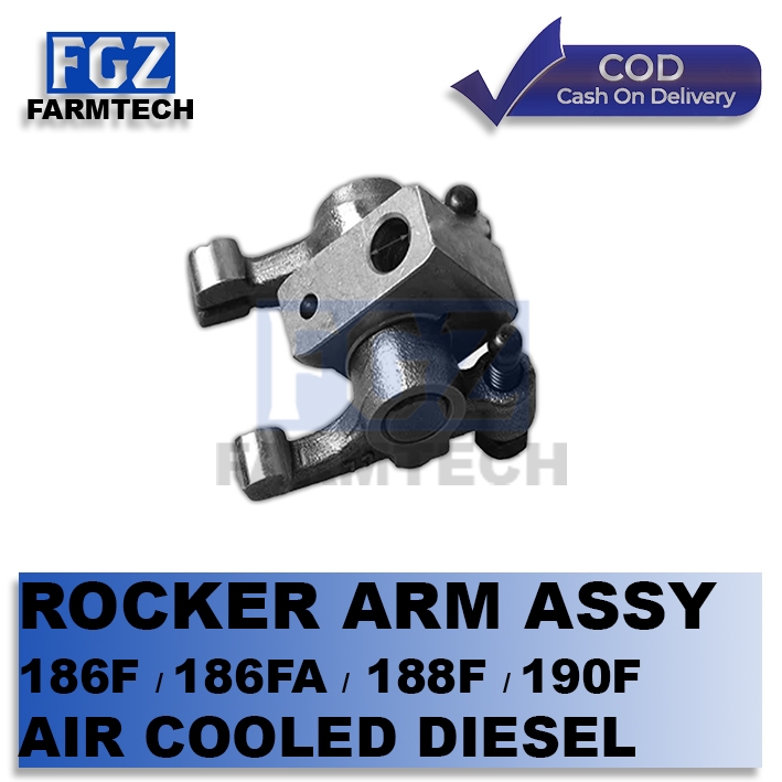 ROCKER ARM ASSEMBLY 186F 186FA 188F 190F 10hp 12 hp AIR COOLED DIESEL ...