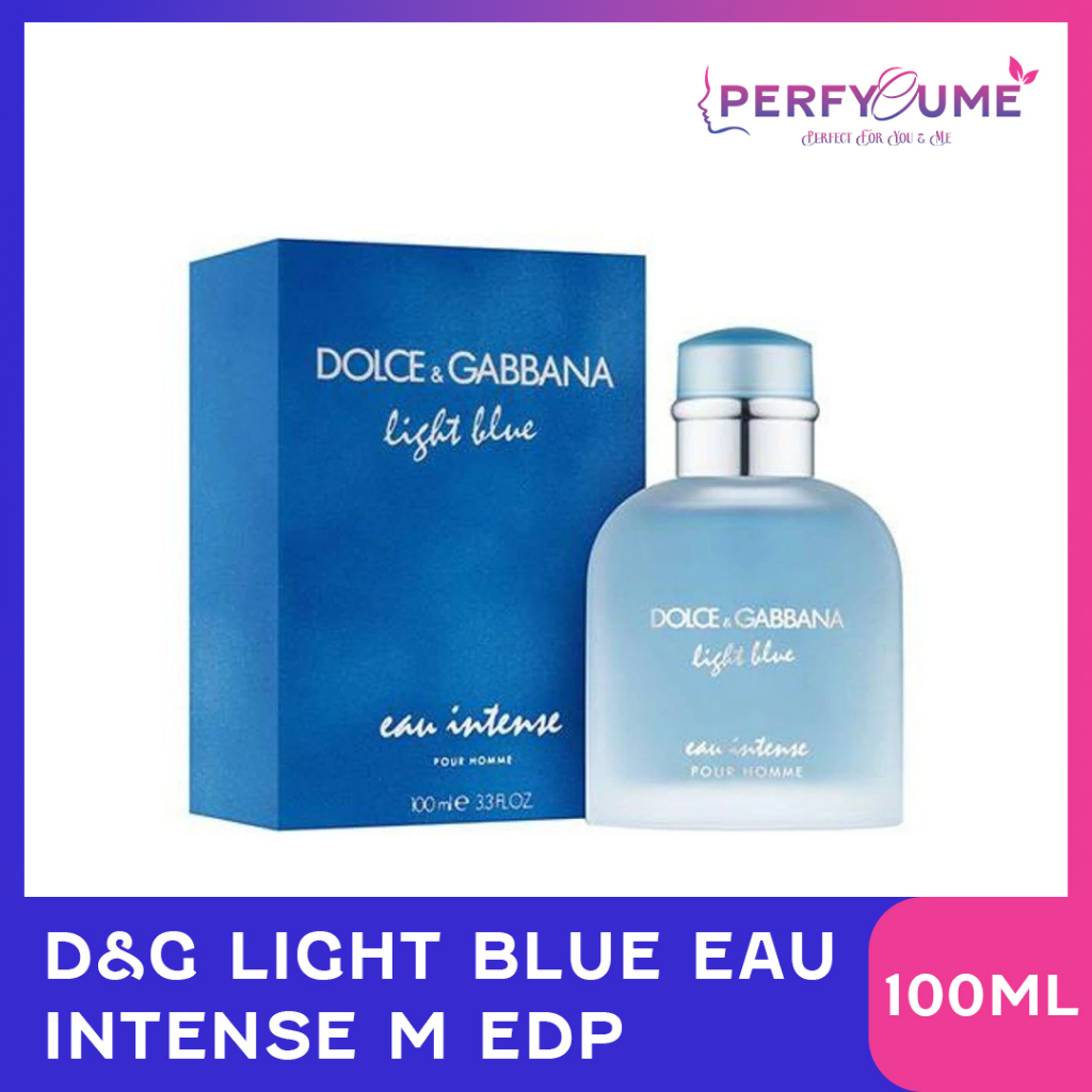 D&G LIGHT BLUE EAU INTENSE M EDP 100ML | Shopee Philippines