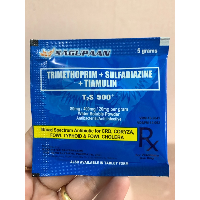 SAGUPAAN T2S 500 FOR GAMEFOWL 5 GRAMS (1 SACHET) | Shopee Philippines