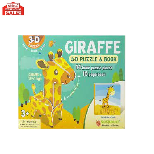Giraffe 3-D Puzzle & Book Product Bundle (SLIGHT DEFORM BOX) | Shopee ...