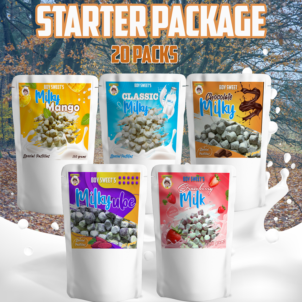 STARTER PACKAGE BoySweet's Chewy Milk Candy Pastillas Profitable ...
