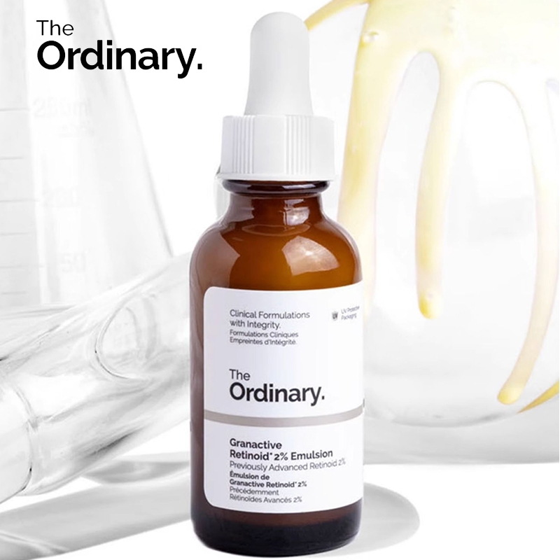 The Ordinary facial serum Granactive Retinoid 2% Emulsion Firming light ...