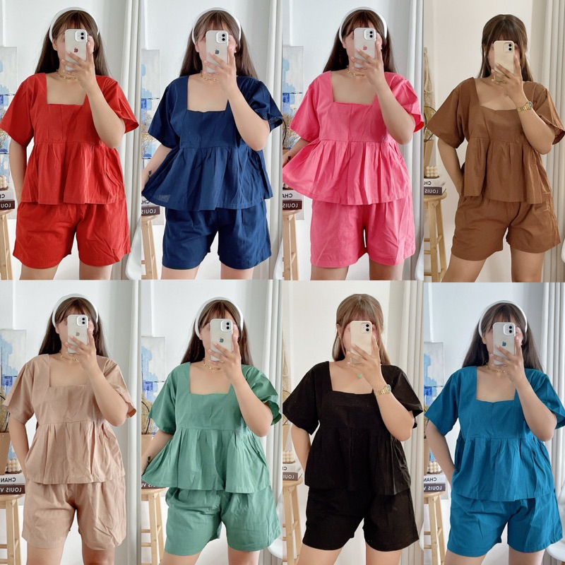 CASSIDY PLUS SIZE TERNO SHORT | Shopee Philippines