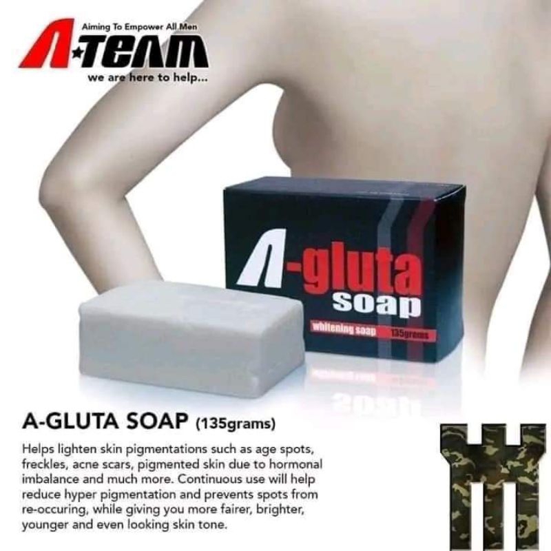 ATEAM GLUTA WHITENING SOAP (135grams) | Shopee Philippines