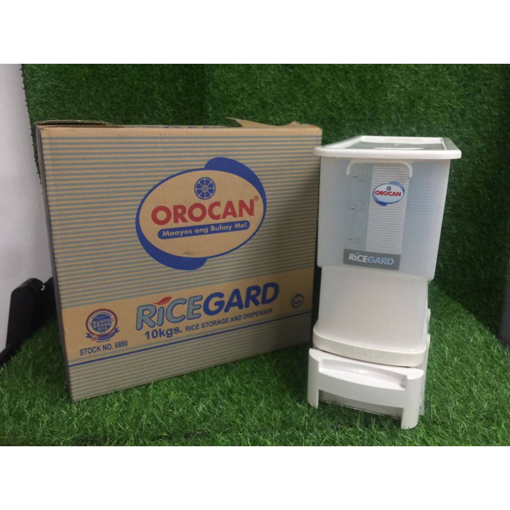 Orocan Rice Gard Storage Rice Dispenser #36880 | Shopee Philippines
