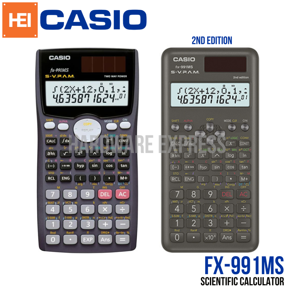 Casio fx-991ms Scientific Calculator | Shopee Philippines