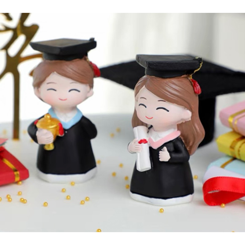Graduation boy or girl decorative cake topper | Shopee Philippines
