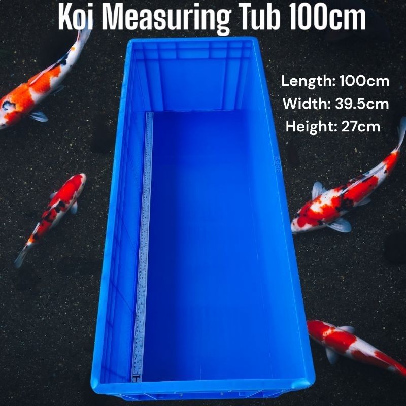 Koi Measuring Tub 100cm W/ Measuring Sticker | Shopee Philippines