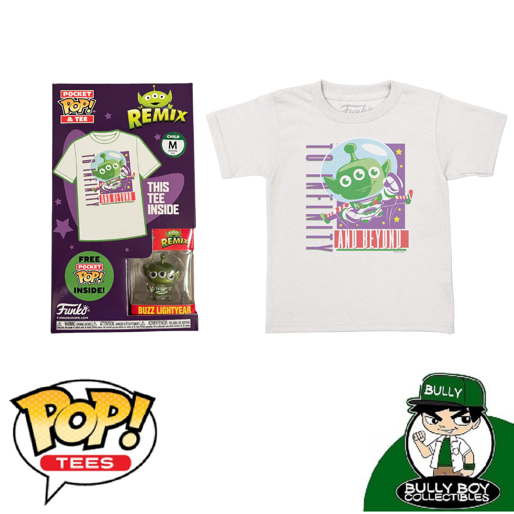 Pocket POP! and Tee: Disney: Alien Buzz Kids Tee | Shopee Philippines