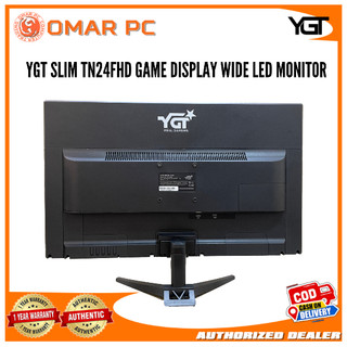 YGT SLIM TN23.8FHD GAME DISPLAY WIDE LED MONITOR | Shopee Philippines
