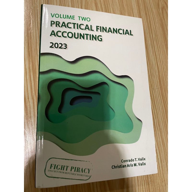 Practical Financial Accounting 2023 volume two by Conrado Valix ...