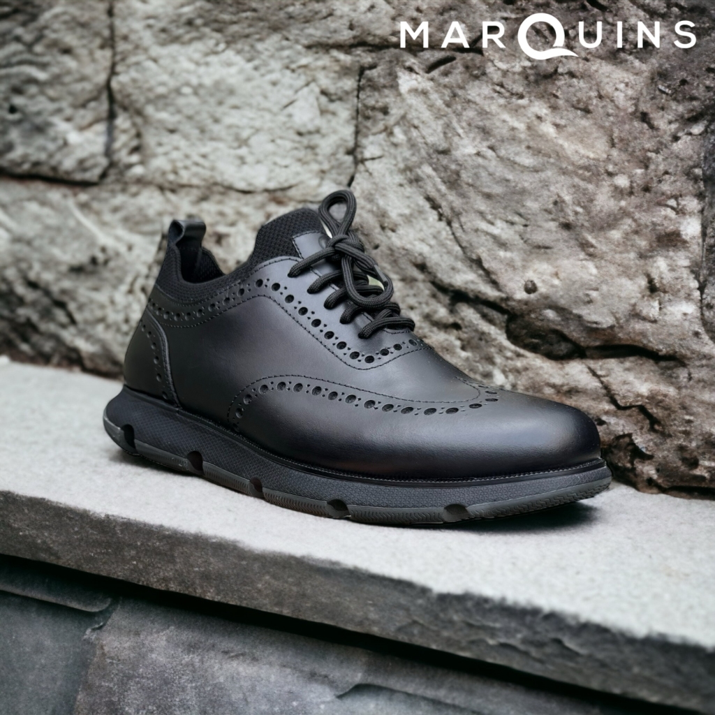 Marquins Genuine Leather Shoes - Amir | Shopee Philippines