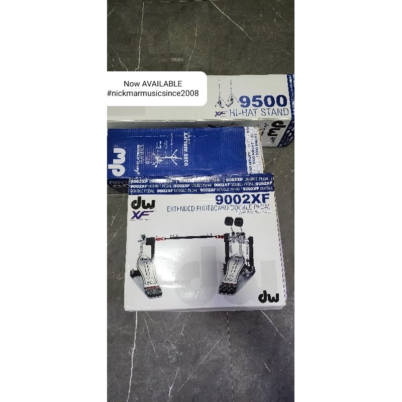 DW 9002 XF DOUBLE PEDAL DW 9500 XR HIHAT STAND DW 9300 AIRLIFT SNARE ...