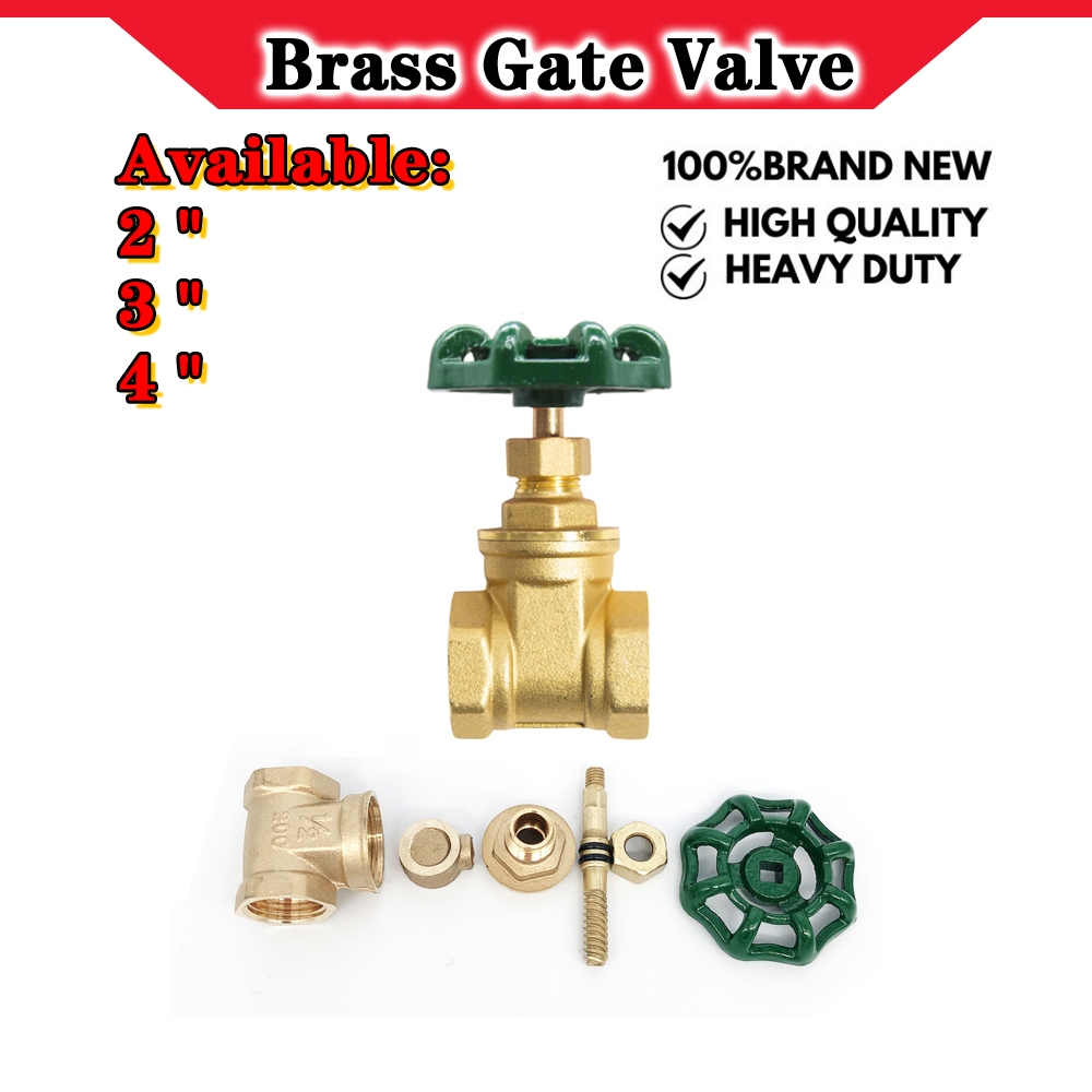 High Quality Heavy Duty Brass Gate Valve 2" 3" 4" | Shopee Philippines