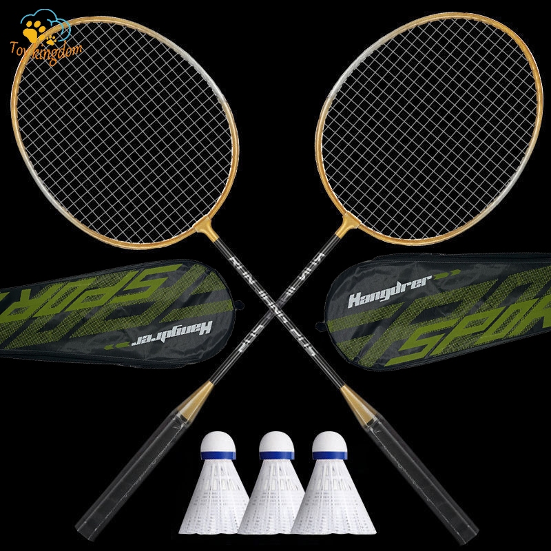 Badminton Racket Iron Alloy Split Double Racket Entertainment Training ...
