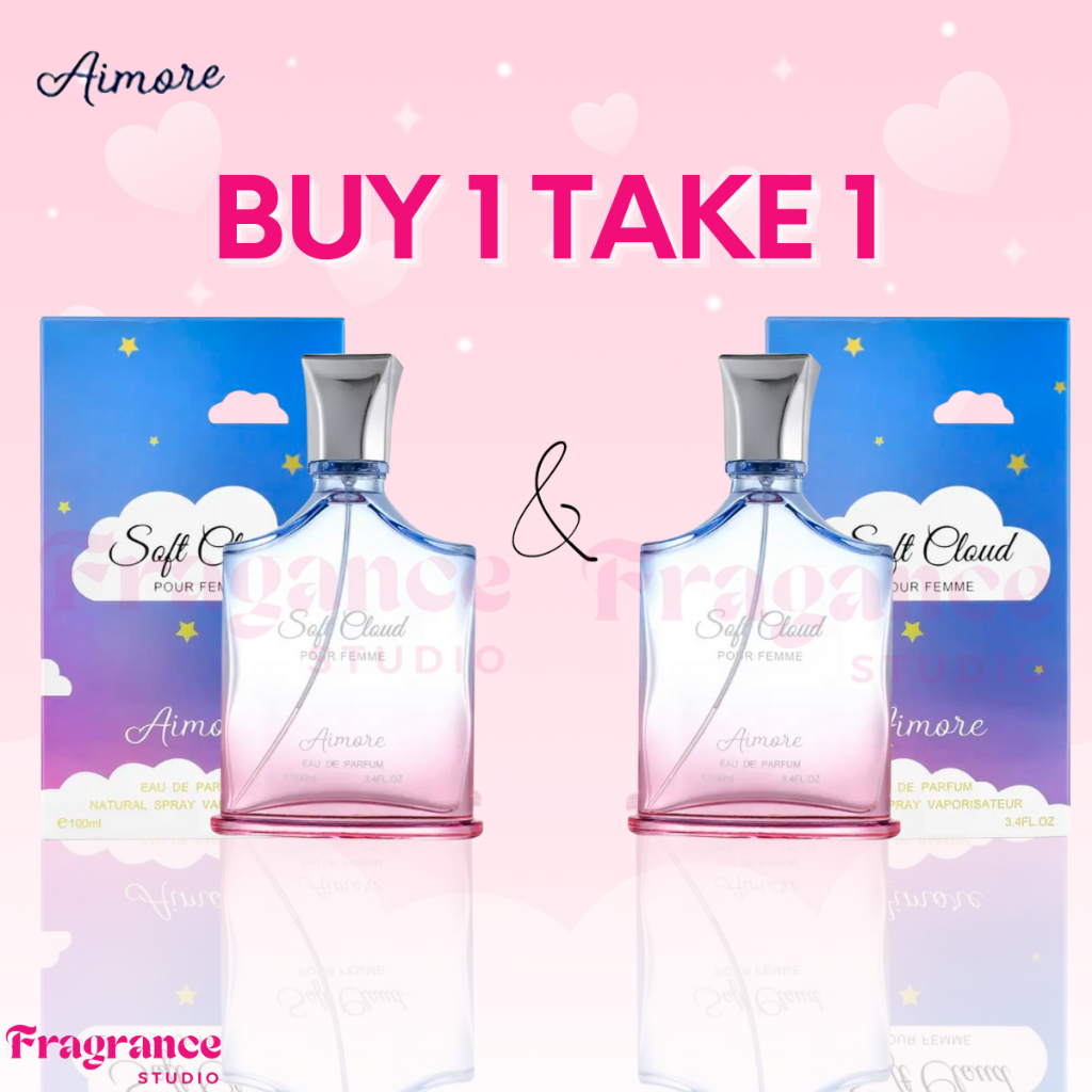 AIMORE B1T1 SoftCloud UPGRADED 100ML Perfume For Women | Shopee Philippines