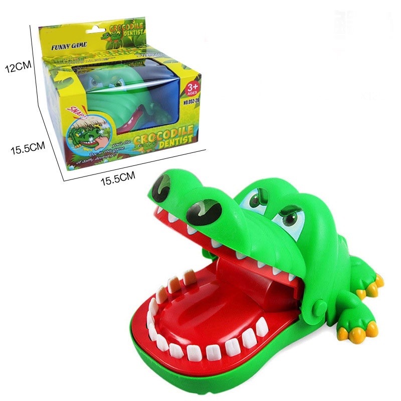 Crocodile Dentist Bite Finger Game Animal Croco Novelty Teeth Toy For ...